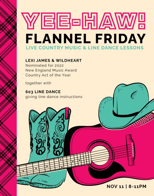 Flannel Friday Live Country Music & Line Dancing at PKL [11/11/22]