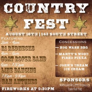 Spirit of Plainville Presents: Countryfest [08/16/25]