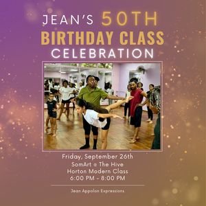 Jean Appolon 50th Birthday Class Celebration: Horton Modern Class [09 ...