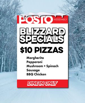 BLIZZARD SPECIALS - Posto Assembly Row [01/26/26]