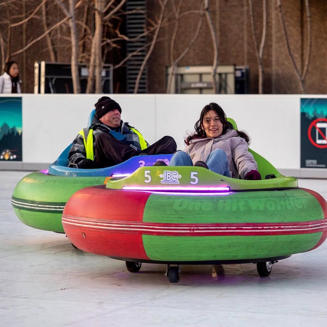 Plaza WinterFest: Ice Bumper Cars in Harvard Square - Joyraft