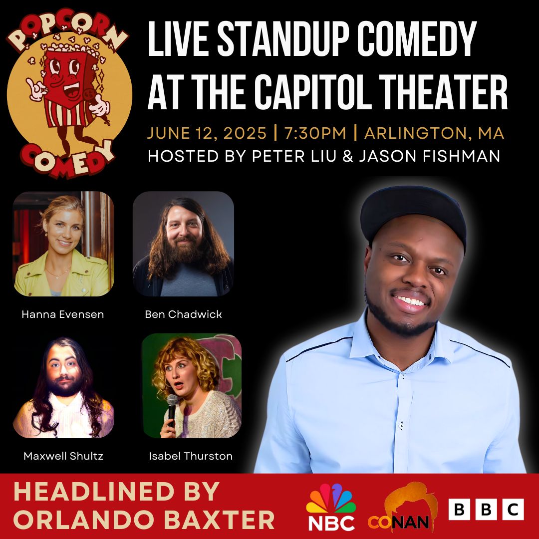 Popcorn Comedy with Orlando Baxter (As Seen on CONAN) - Joyraft