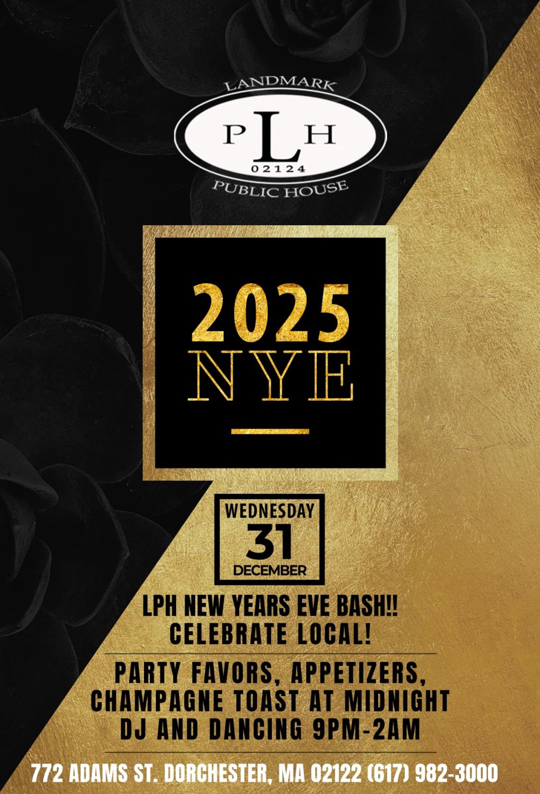 New Year’s Eve at Landmark Public House – Dorchester’s NYE Party - Joyraft