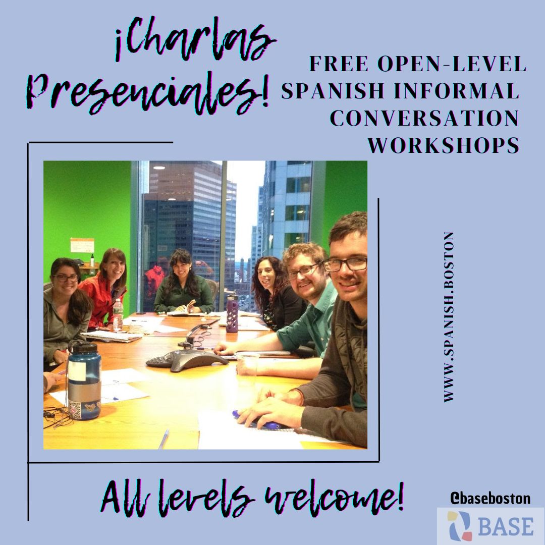 ¡Charlar Presenciales!: free in-person Spanish convo practice [01/04/24]