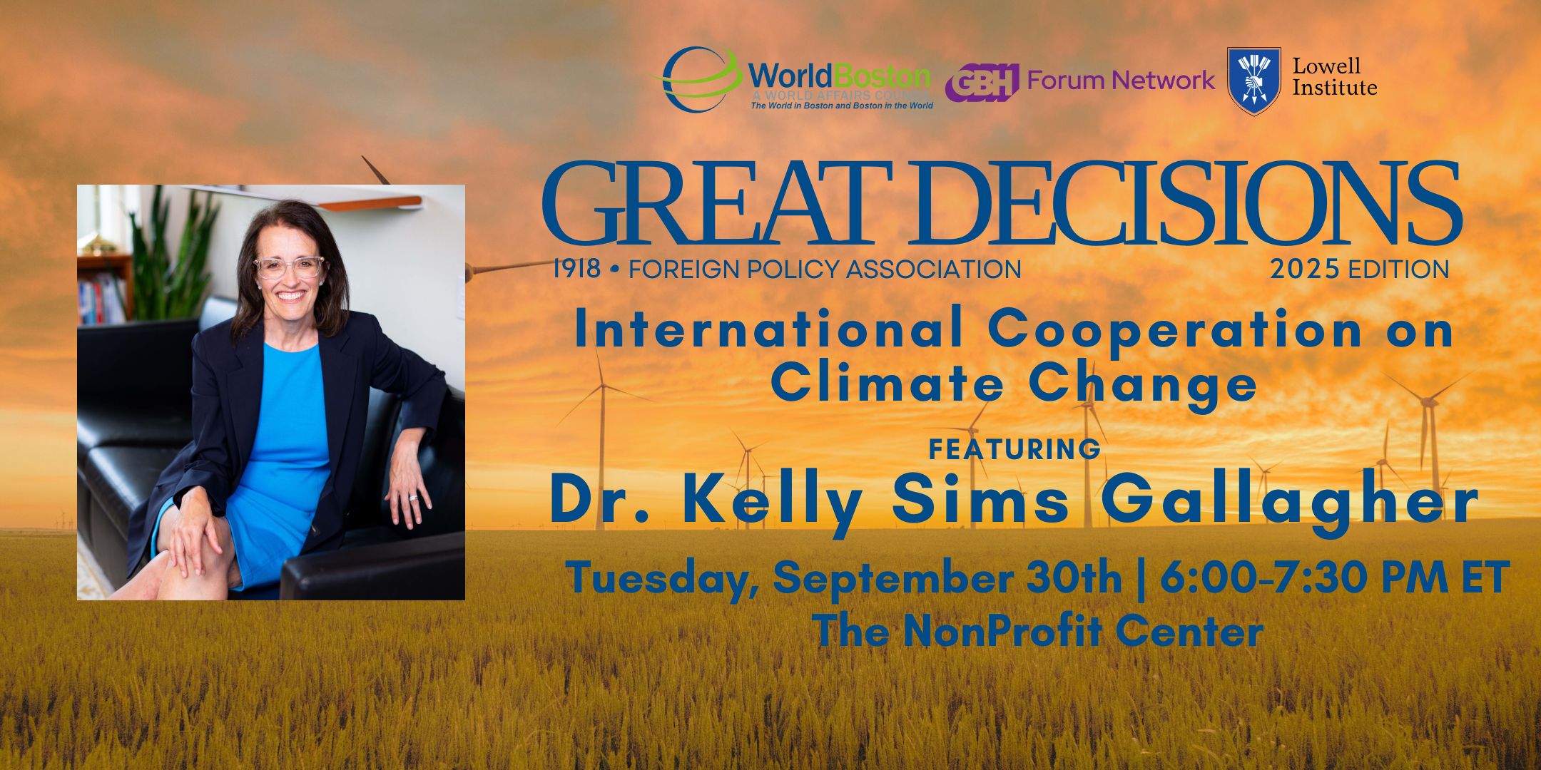 Great Decisions with Dr. Kelly Sims Gallagher | International ...