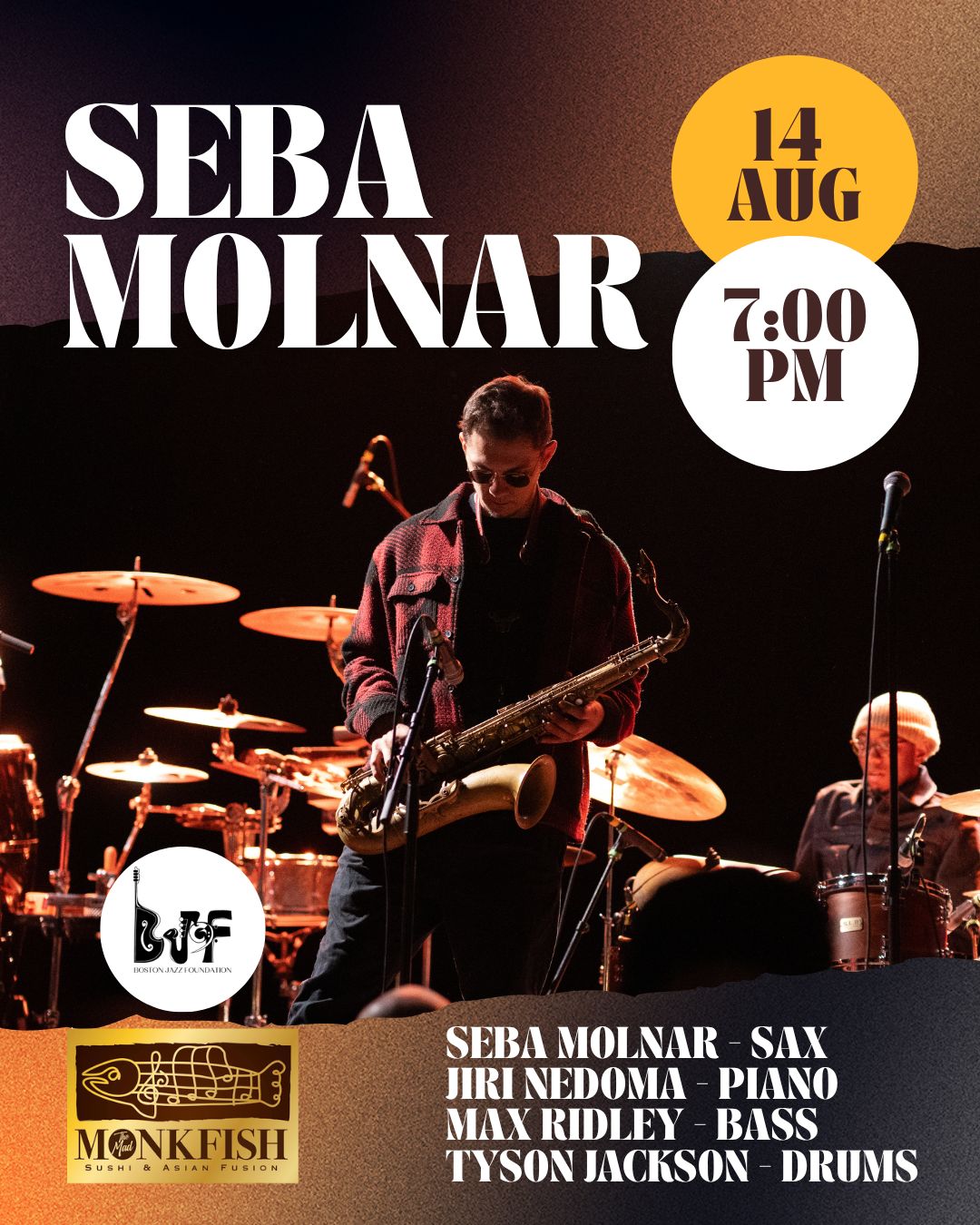 Seba Molnar at The Mad Monkfish [08/14/25]