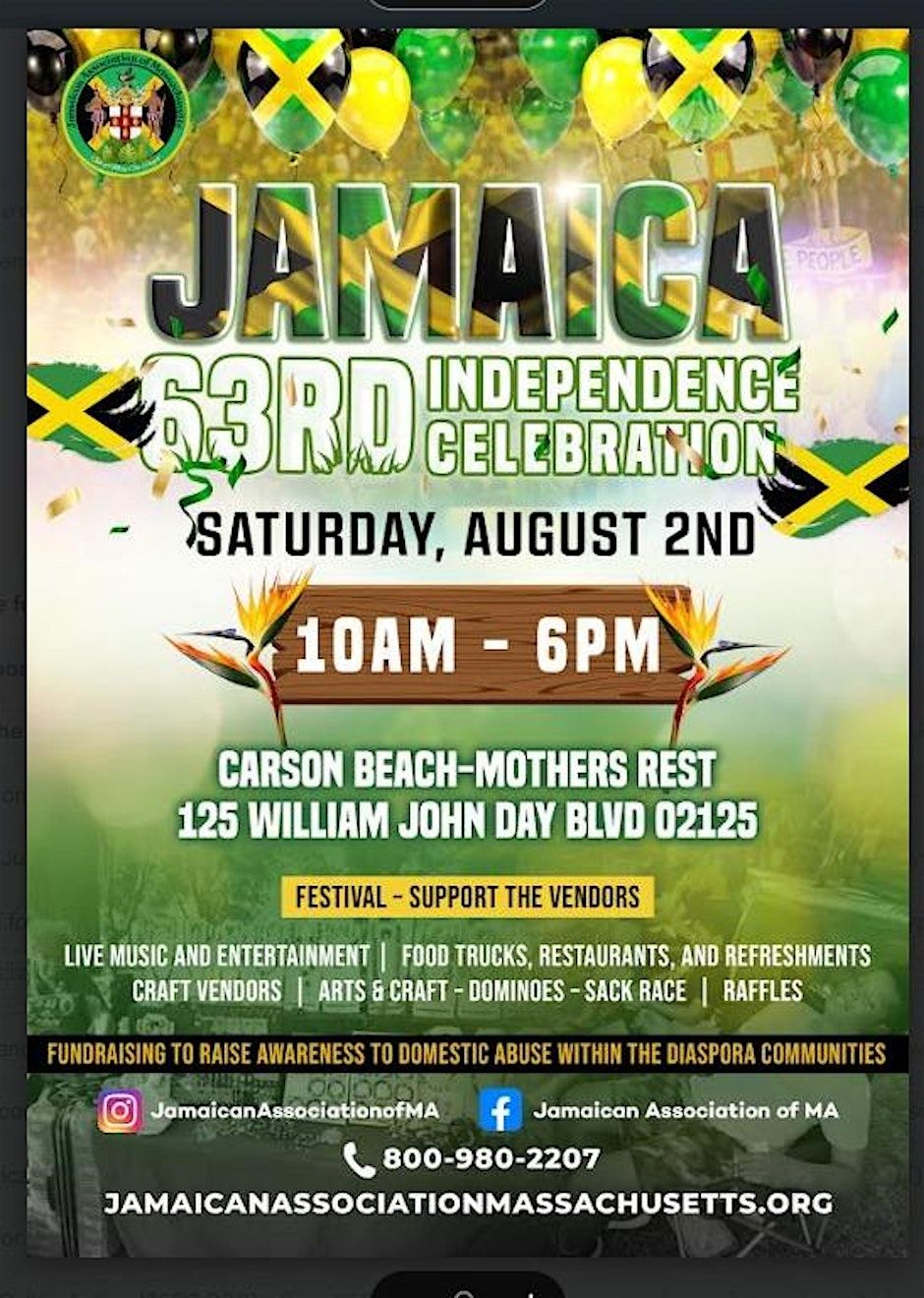 Jamaica Independence Celebration [08/02/25]