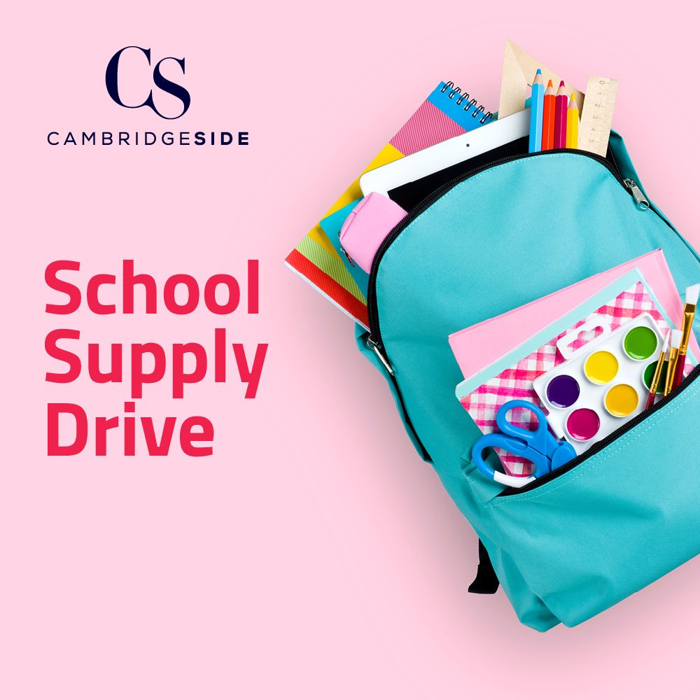 School Supply Donation Drive for East End House - Donate at CambridgeSide [08/22/25]