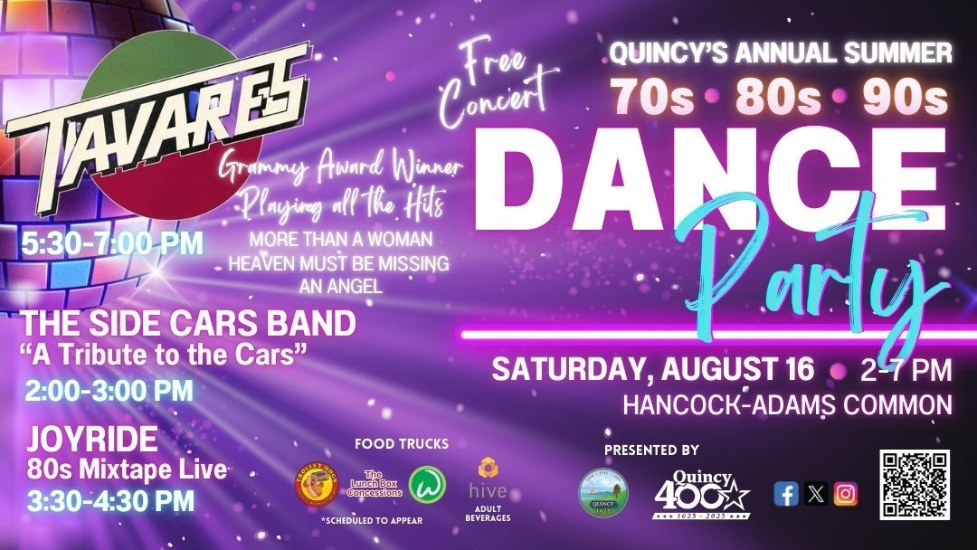 Quincy’s Annual 70s, 80s And 90s Dance Party [08/16/25]