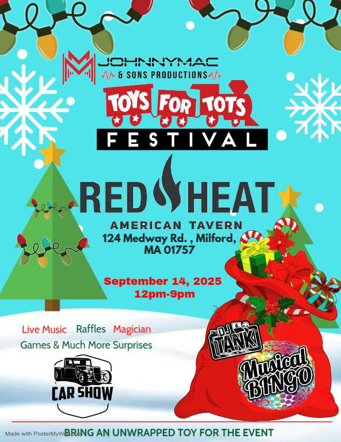 JohnnyMac & Sons Productions presents Toys For Tots Festival [09/14/25]