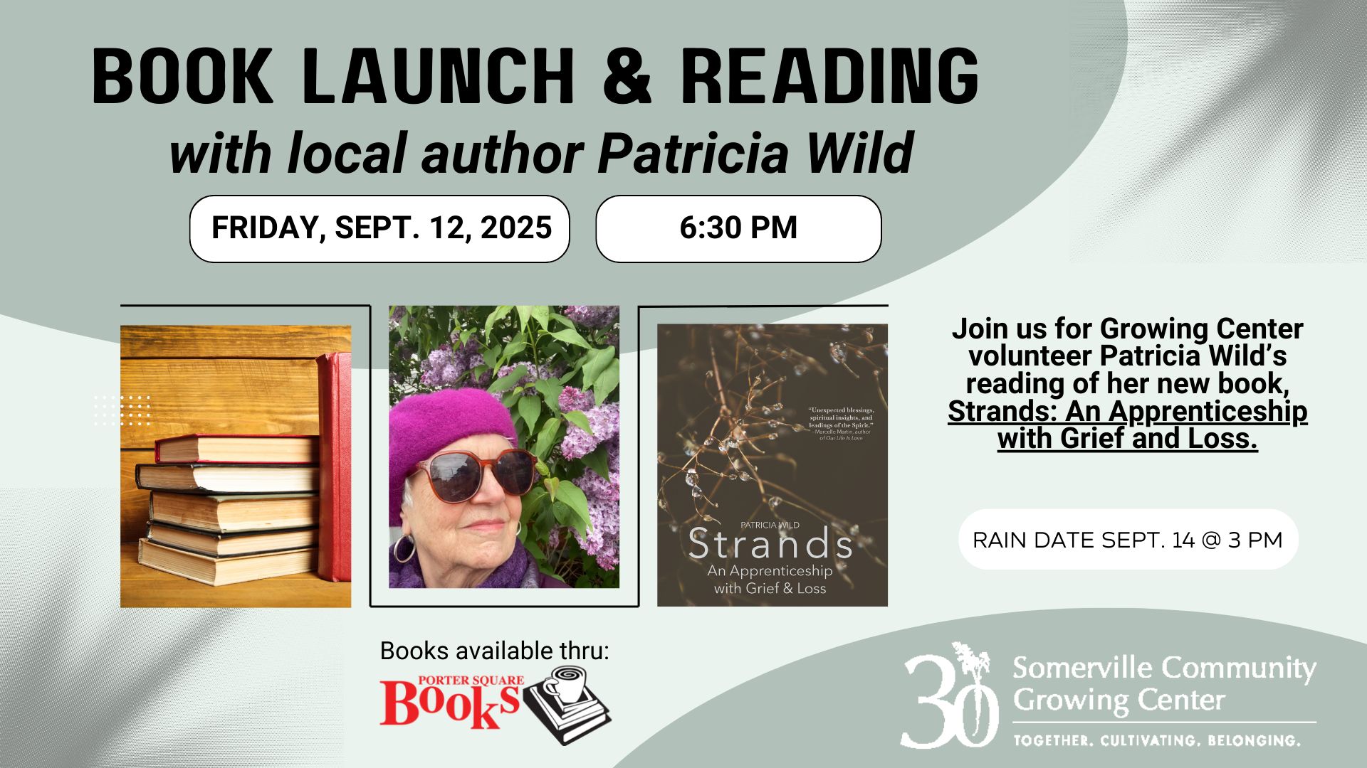 Book Reading: Patricia Wild Reads from her New Memoir, Strands [09/12/25]