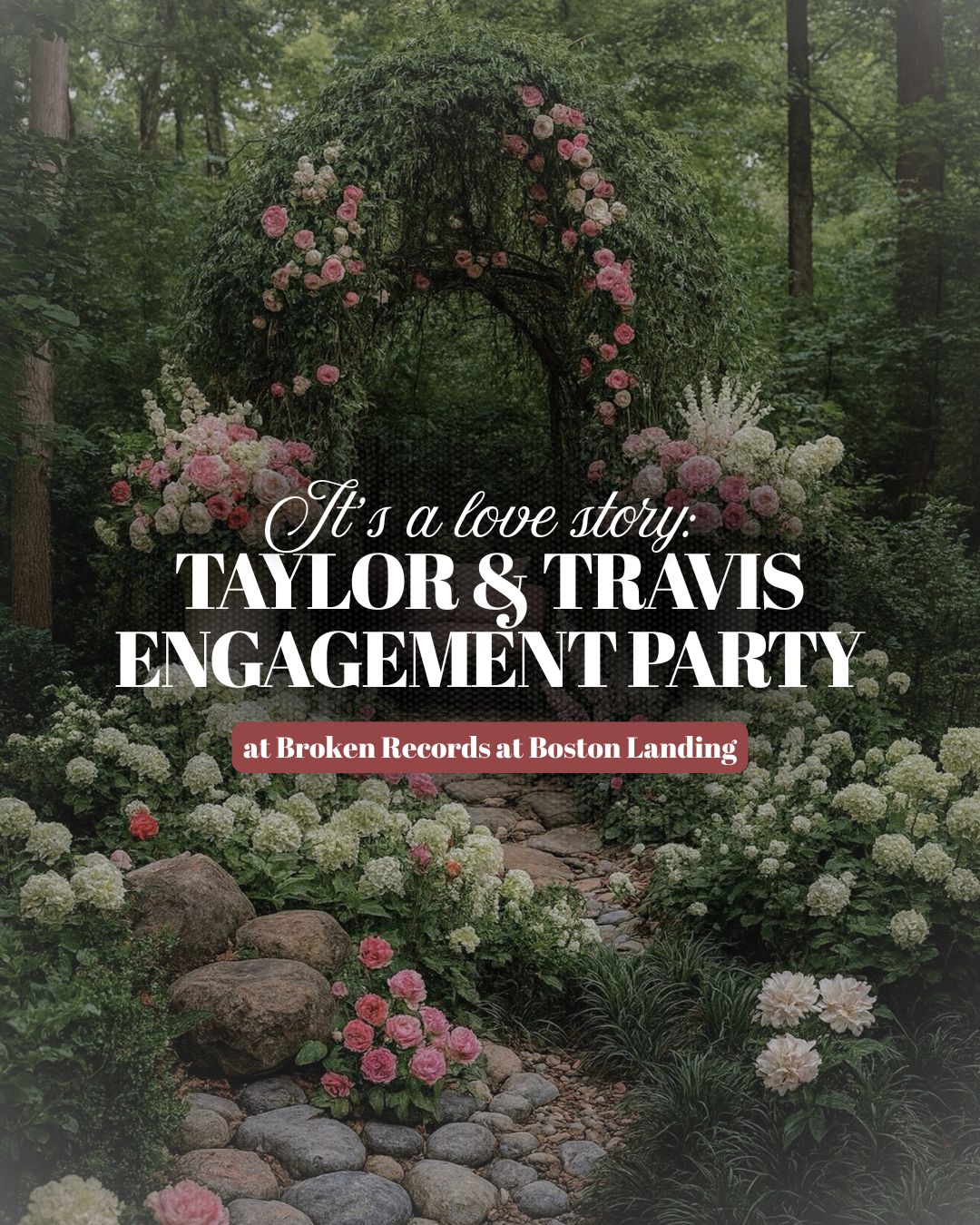 It’s a Love Story: Taylor & Travis Engagement Party at Boston Landing ...
