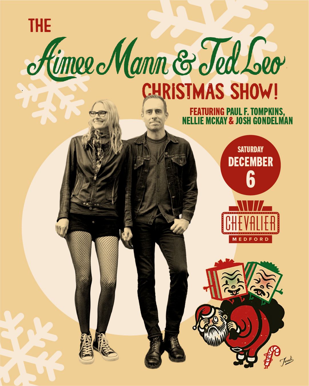 The Aimee Mann & Ted Leo Christmas Show ft. Paul F. Tompkins, Nellie ...