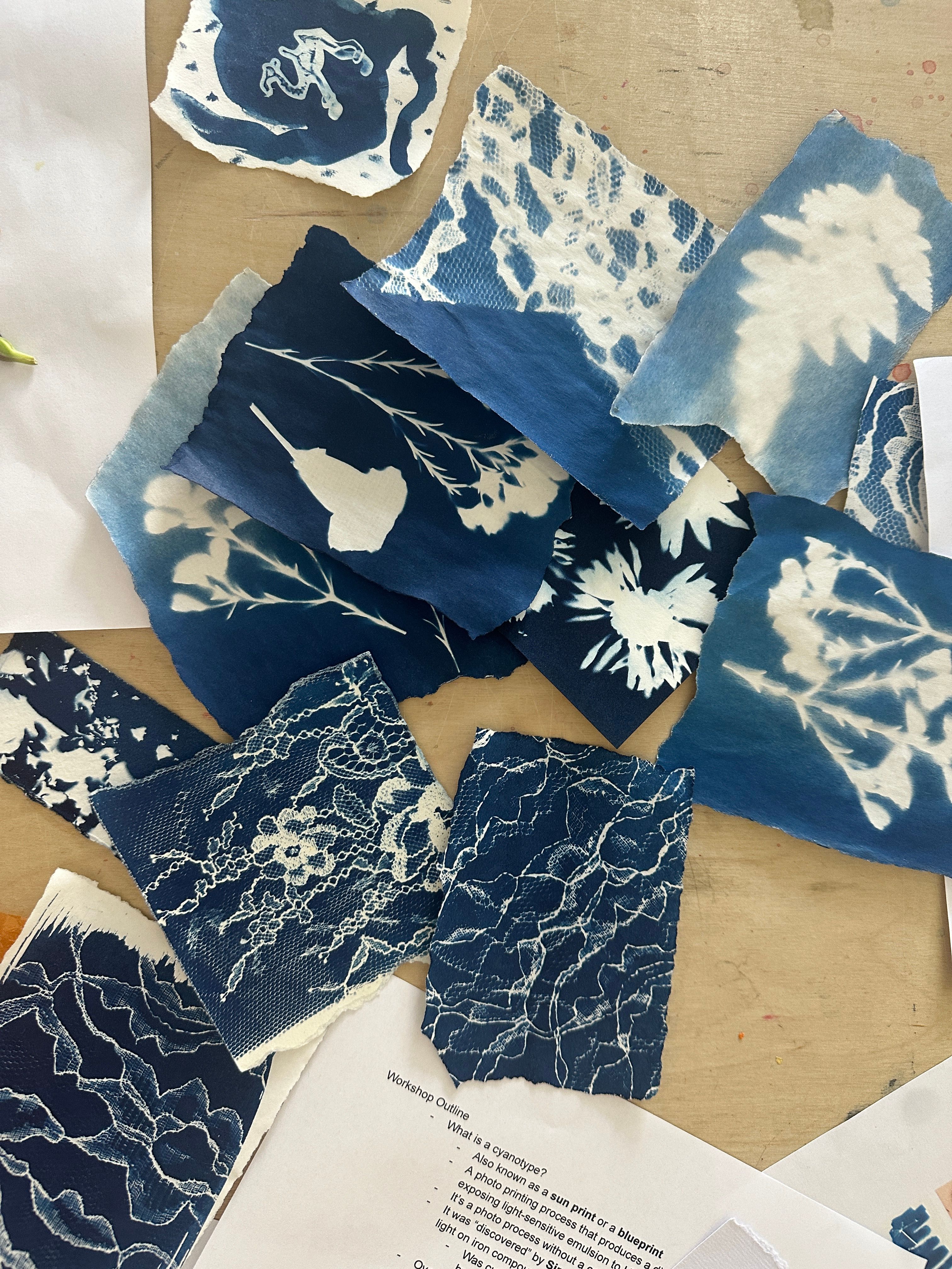 Exploring Cyanotypes: A 2-Week Class [10/12/25]