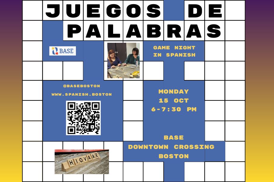 Juegos de Palabras: Spanish game night at BASE [10/15/25]