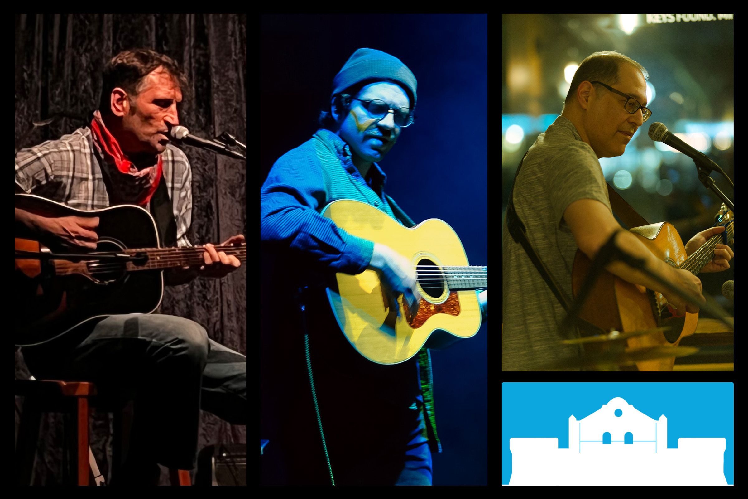 Dave Dersham, Derek Sensale, Sam Bayer at Somerville Armory's Rooted ...