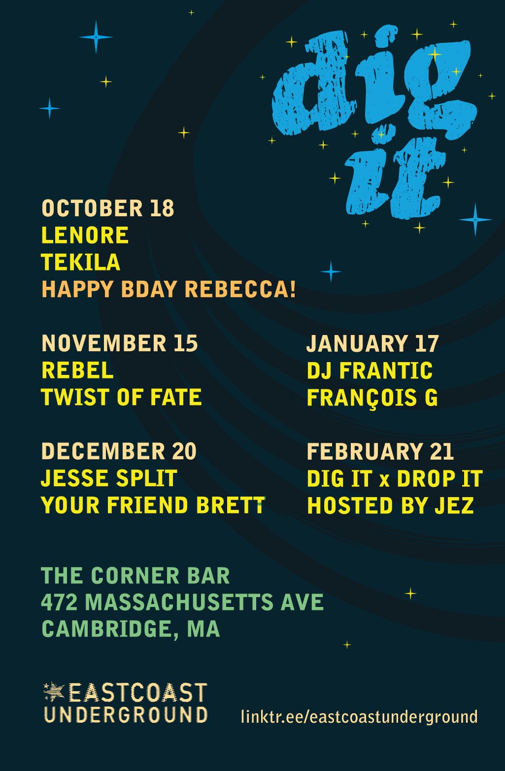 Dig It: House music & dancing every 3rd Saturday! [10/18/25]