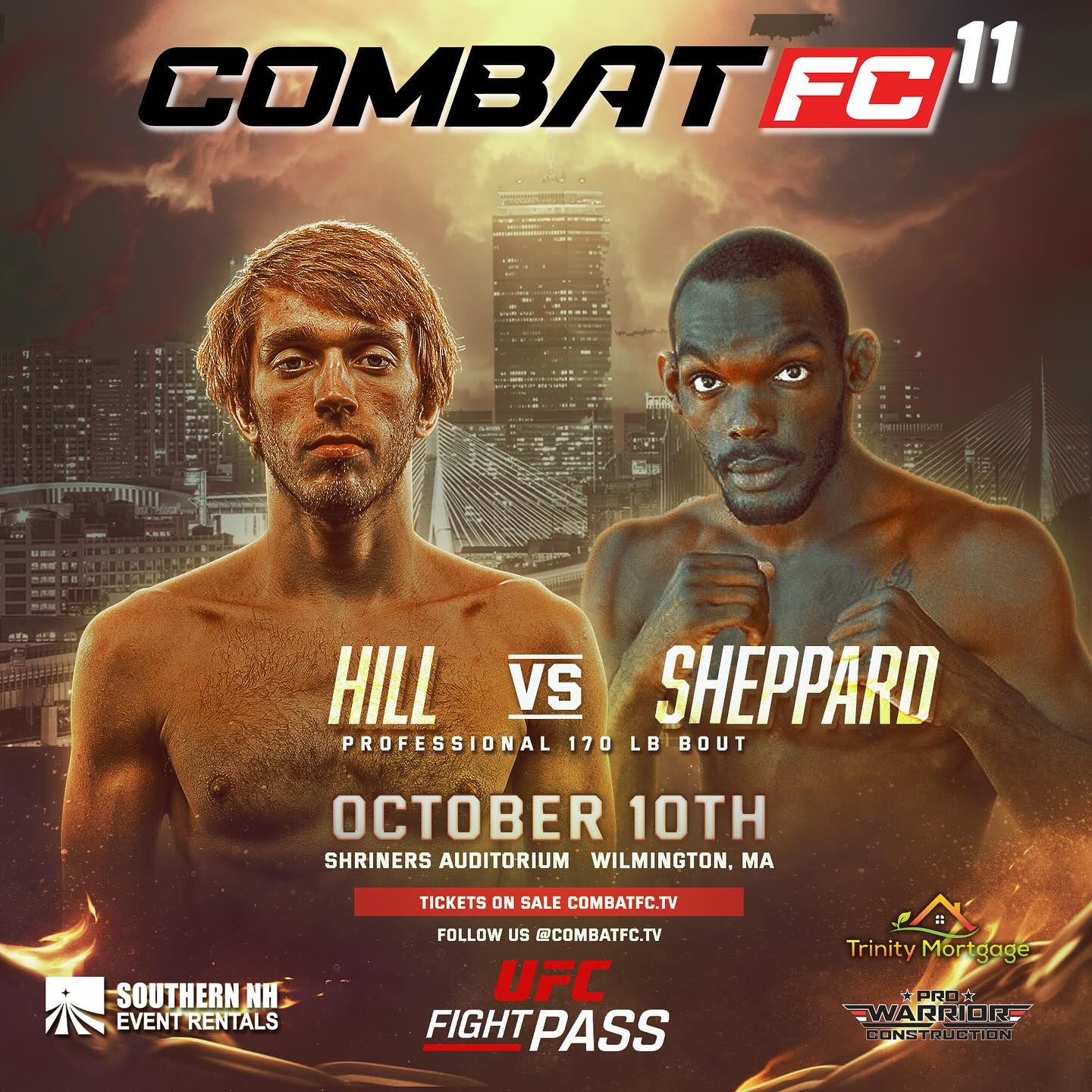 UFC FIGHT PASS LIVE MMA CombatFC [10/10/25]