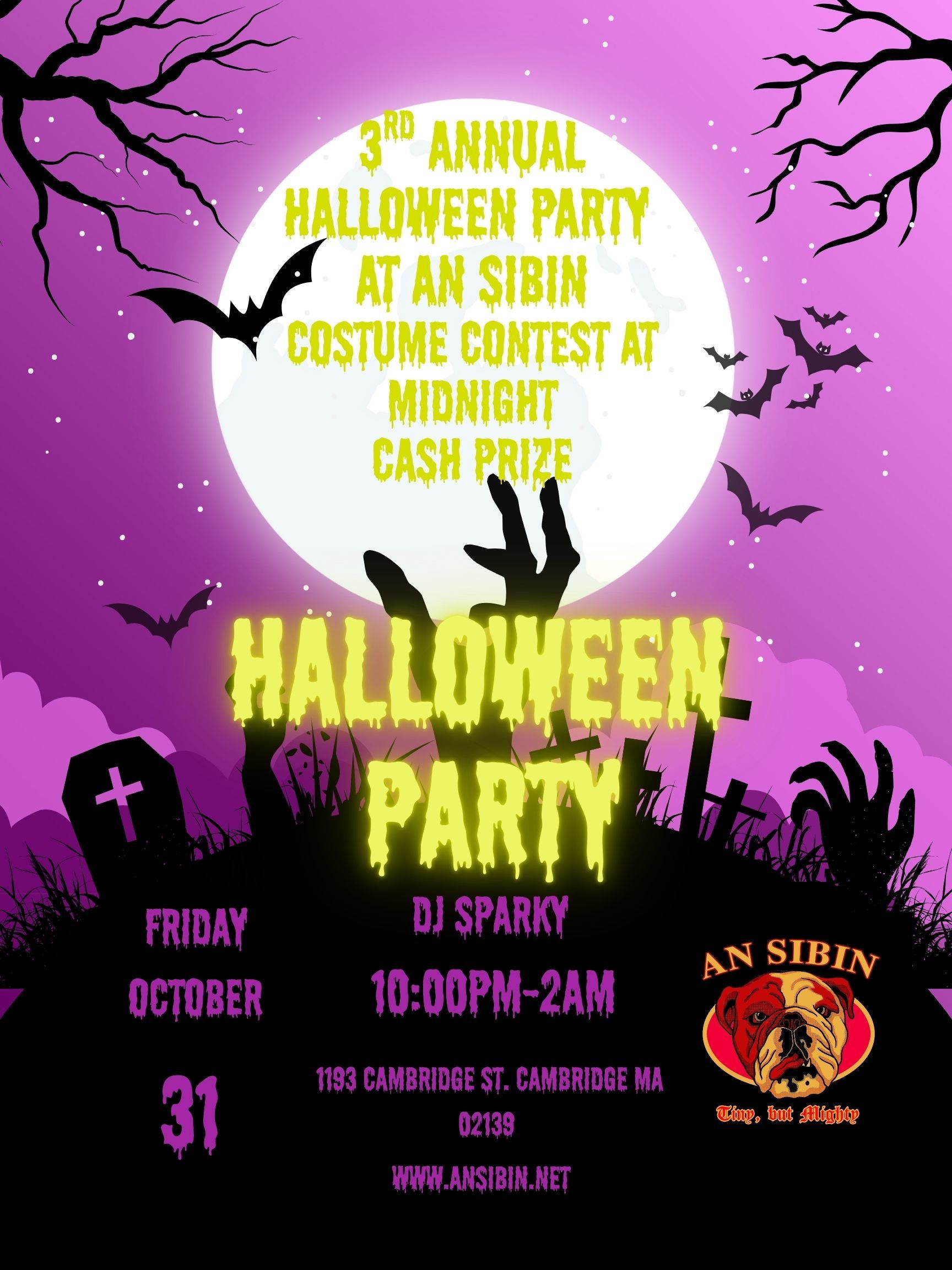 3RD ANUAL HALLOWEEN PARTY AND COSTUME CONTEST [10/31/25]