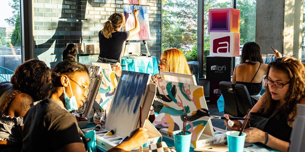 Paint Nite Sundays at Residence Inn Back Bay - Fenway [10/12/25]
