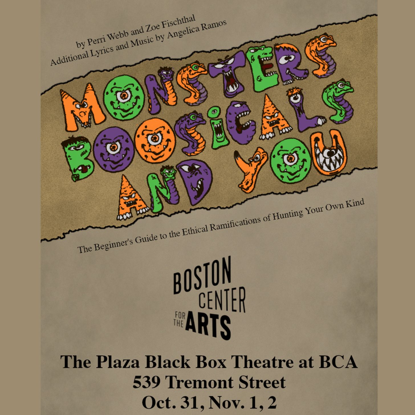 “Monsters, Boosical and You” the Musical [10/31/25]