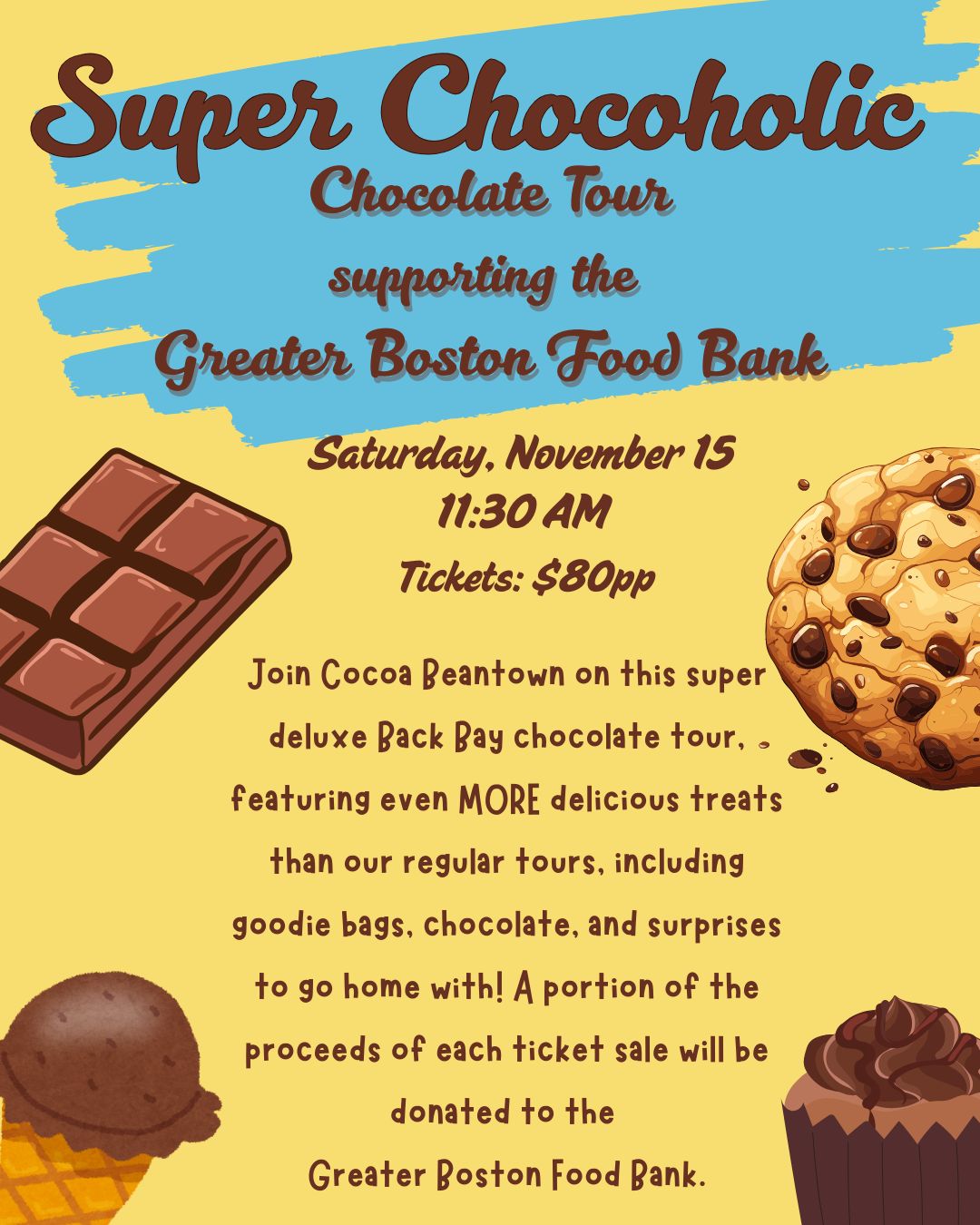 Super Chocoholic Chocolate Tour supporting the Greater Boston Food Bank ...