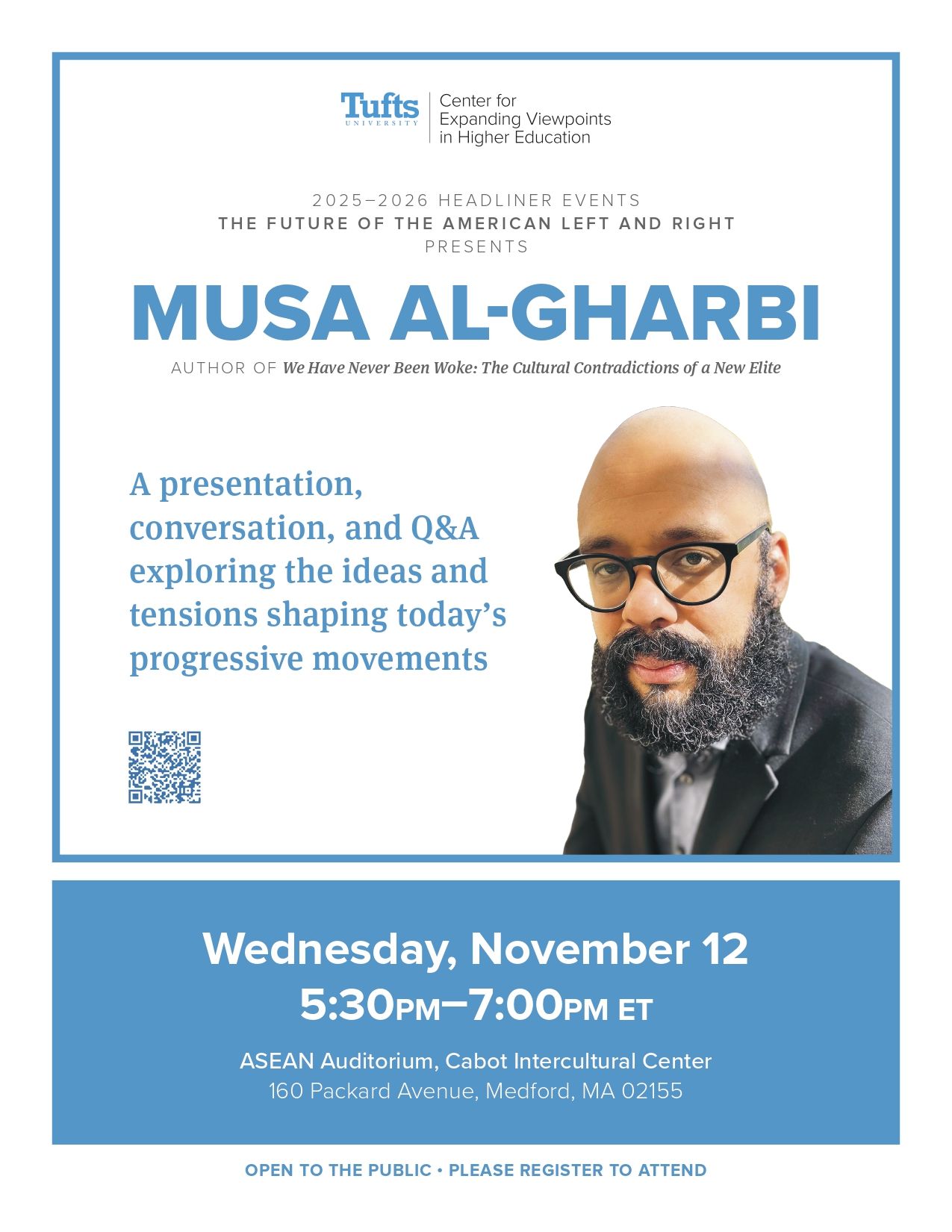 Expanding Viewpoints Headliner Event with Musa al-Gharbi [11/12/25]