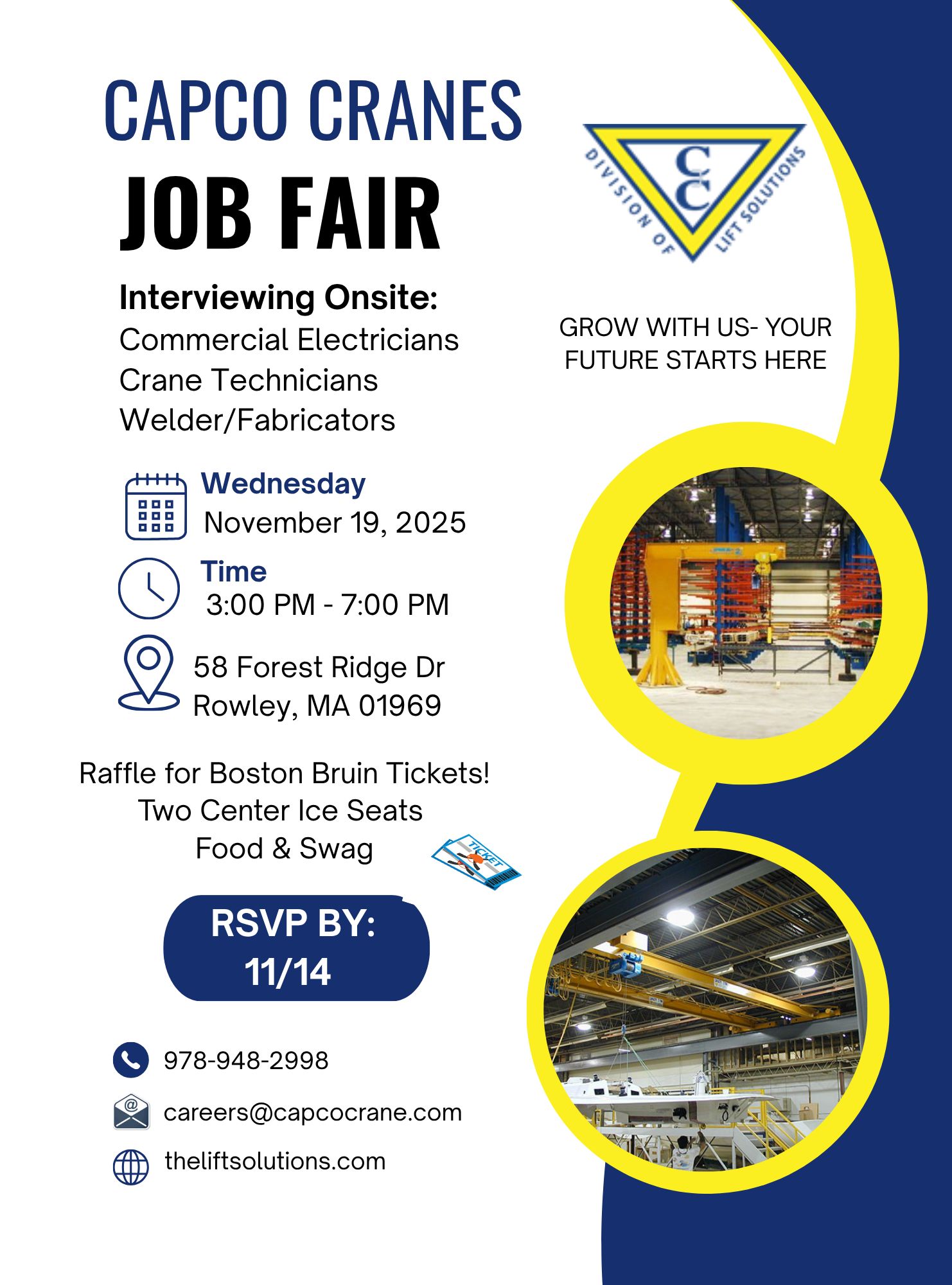Job Fair at Capco Crane & Hoist [11/19/25]