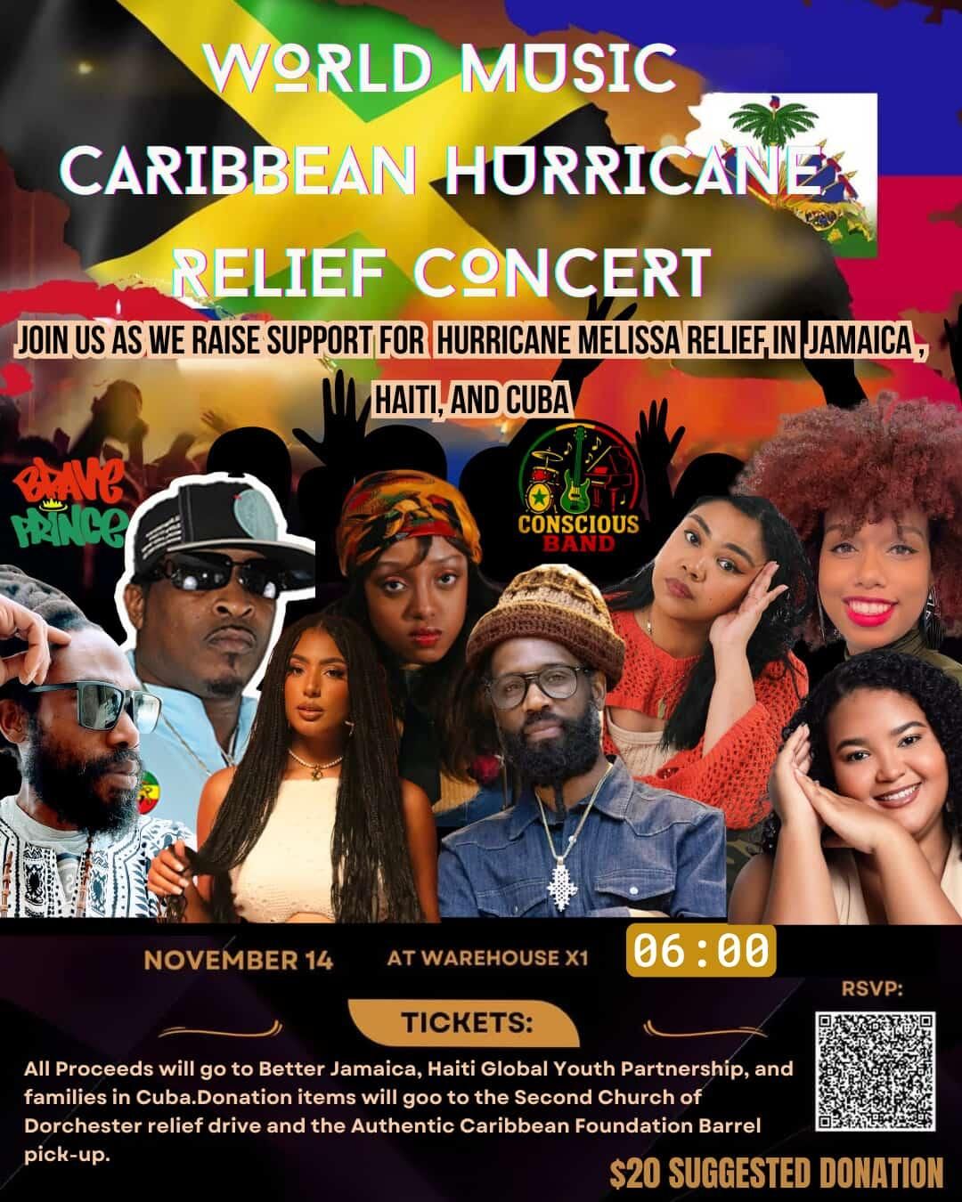 World Music Caribbean Hurricane Relief Concert [11/14/25]