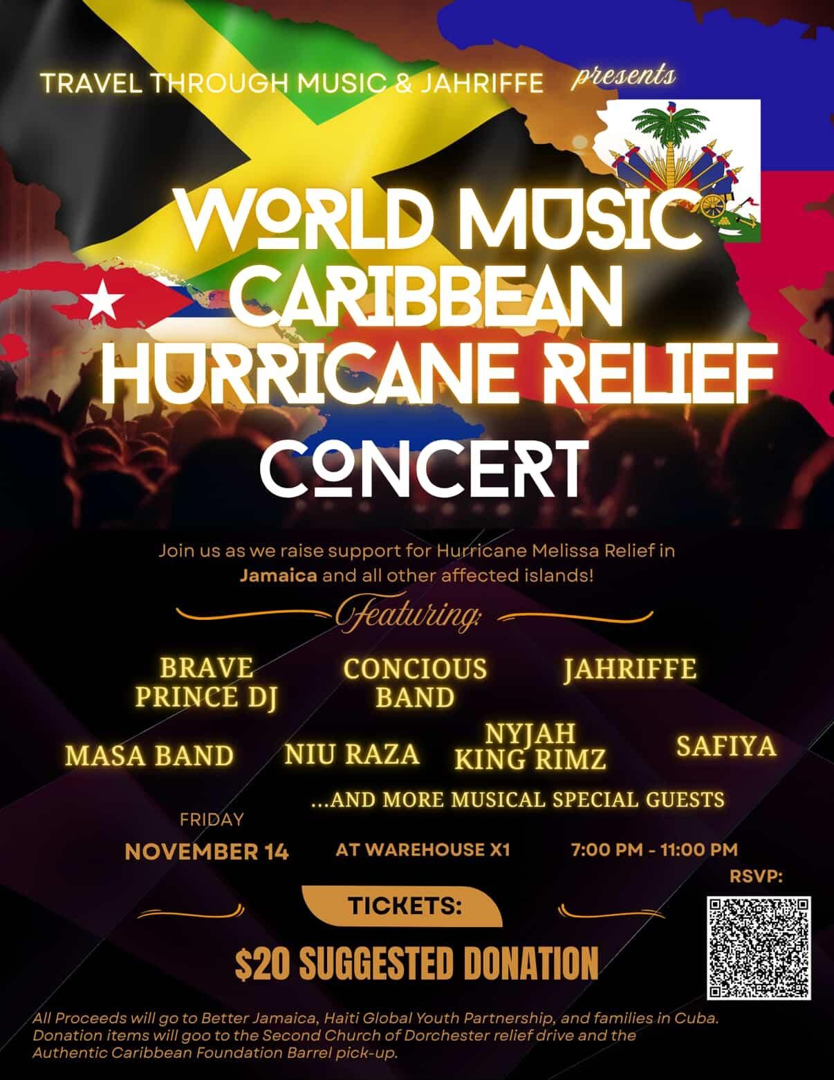 World Music Caribbean Hurricane Relief Concert [11/14/25]