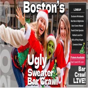 2025 Official Ugly Sweater Bar Crawl Boston Bar Crawl LIVE [12/13/25]