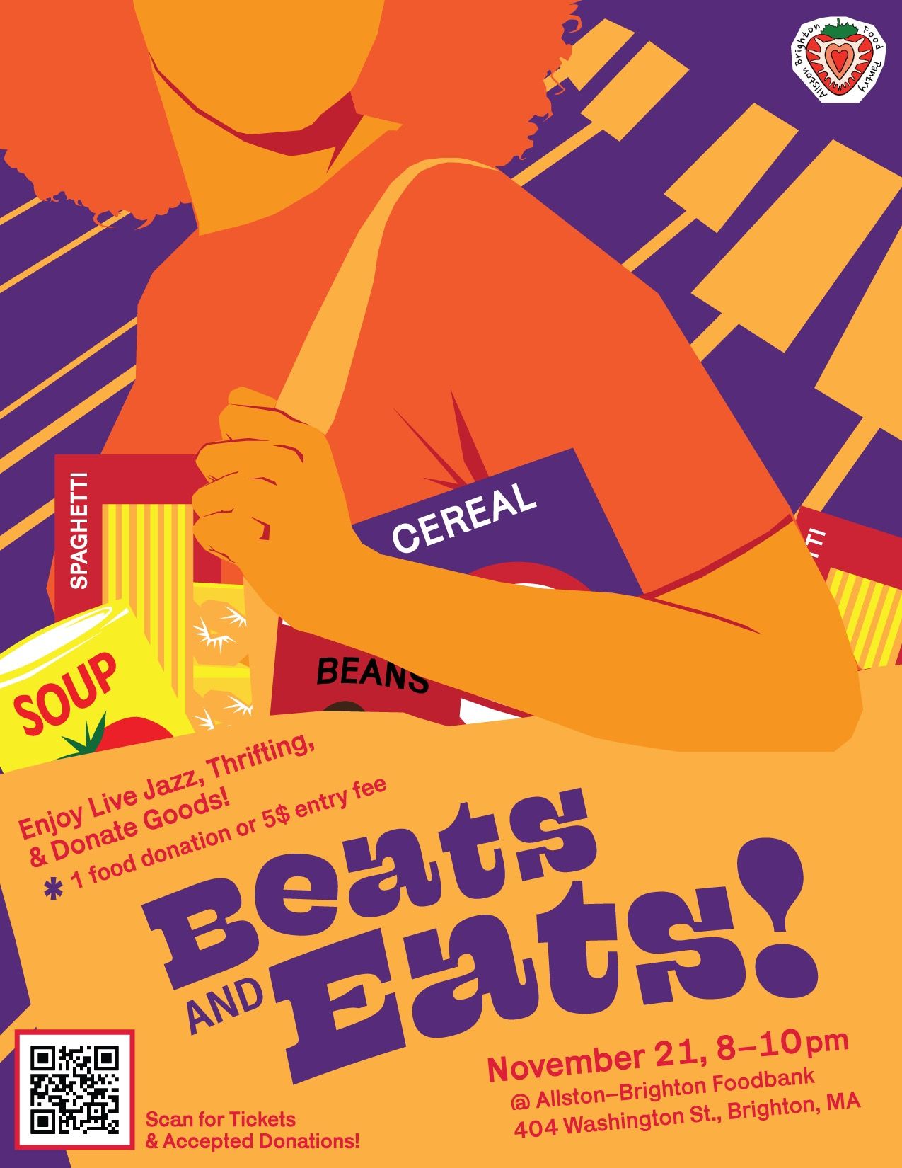 Beats and Eats: Jazz Concert + Food Drive [11/21/25]
