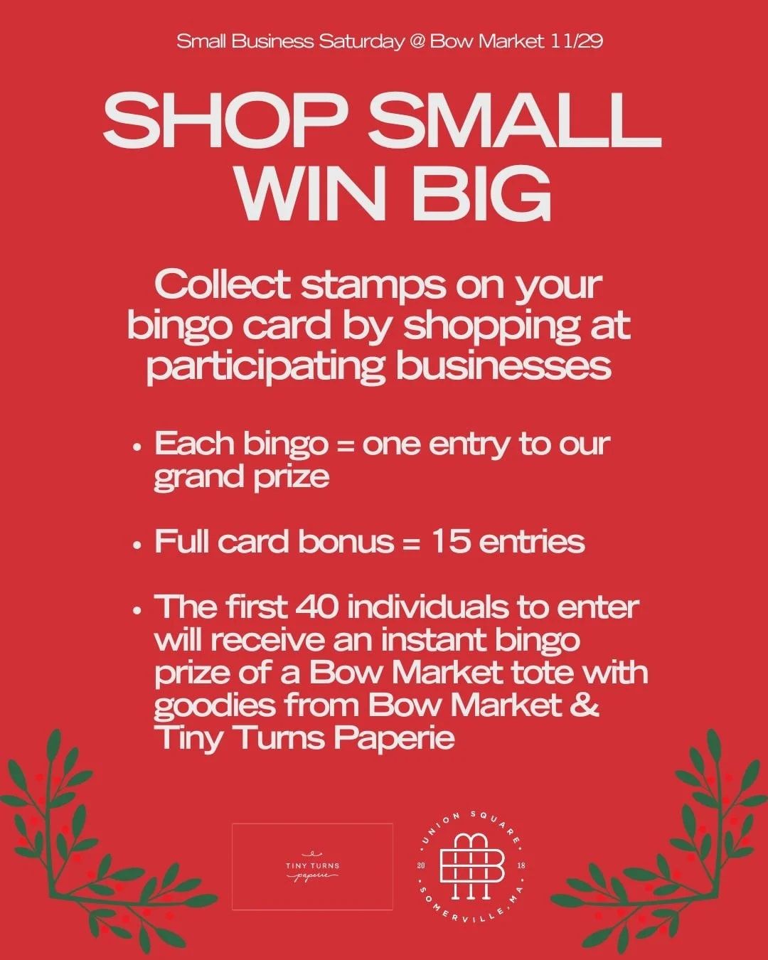 Small Business Saturday [11/29/25]