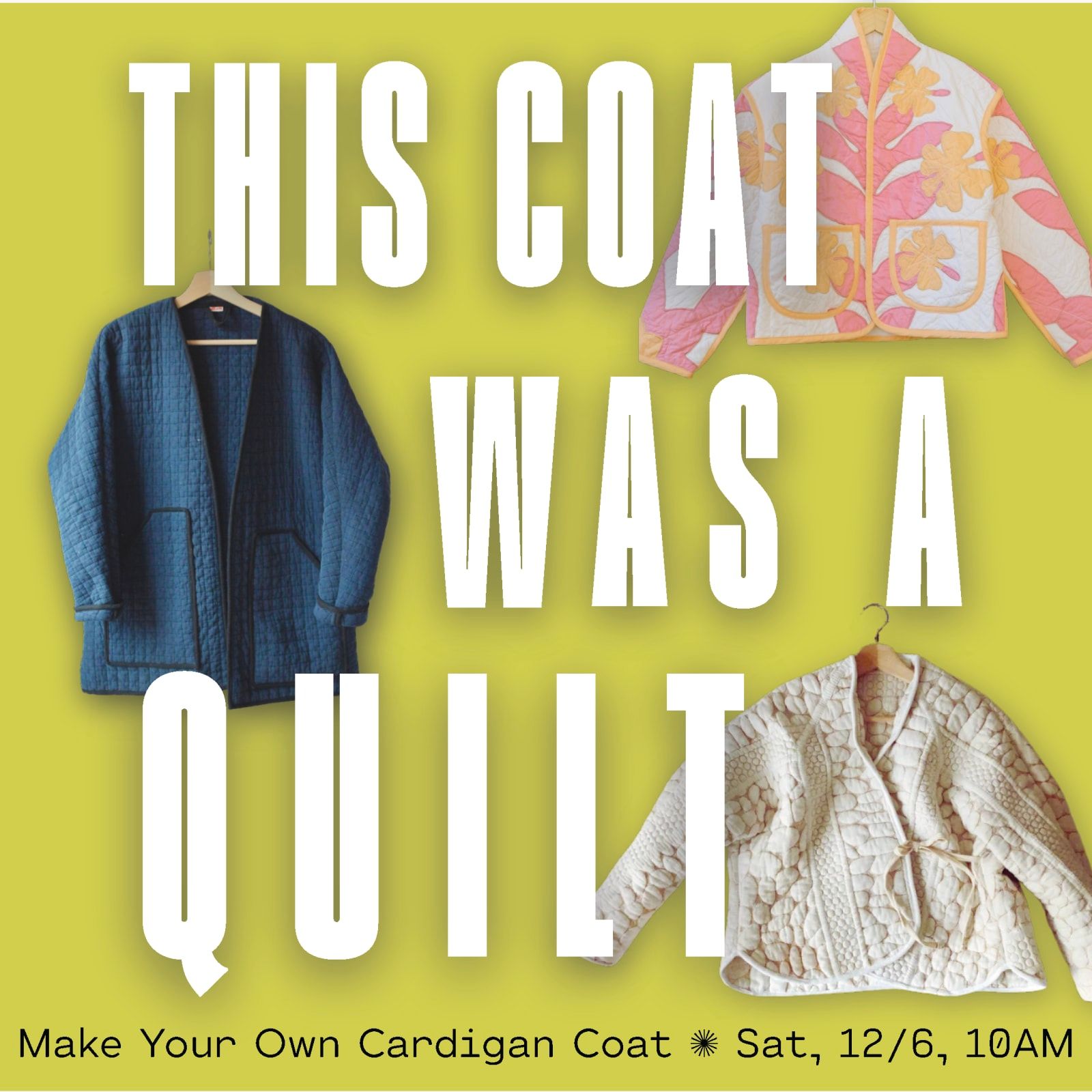 All Well Cardigan Coat - Saturday Sew-Along [12/06/25]
