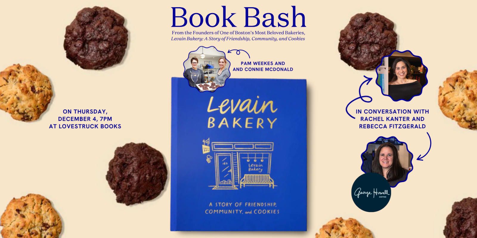 Levain Bakery Book Bash with Pam Weekes and Connie McDonald [12/04/25]