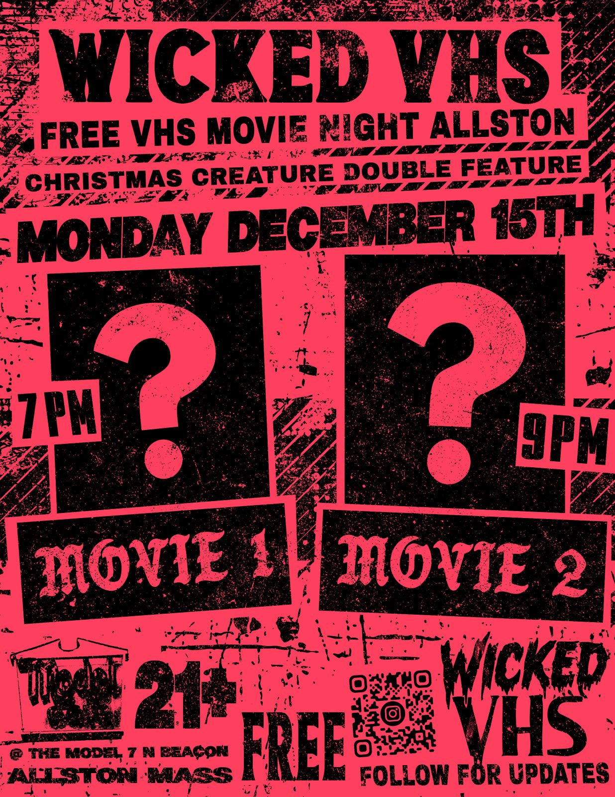 Christmas Creature Double Feature (VHS Screening) [12/15/25]