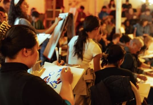 Community Sketching in the Courtyard, with Life Drawing Boston [12/14/25]