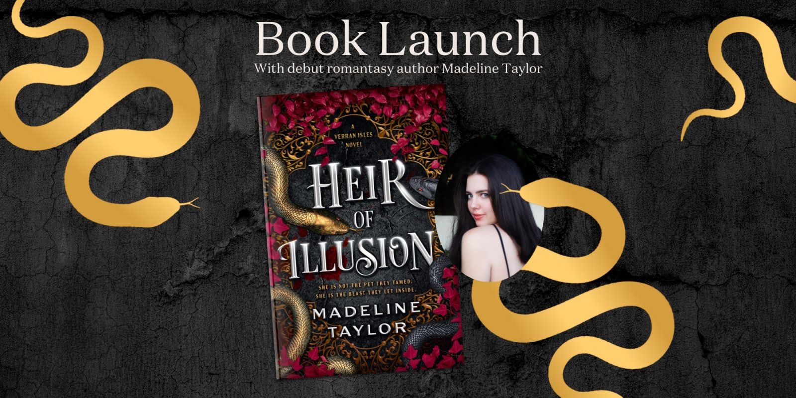 HEIR OF ILLUSION Book Launch with Madeline Taylor [02/11/26]