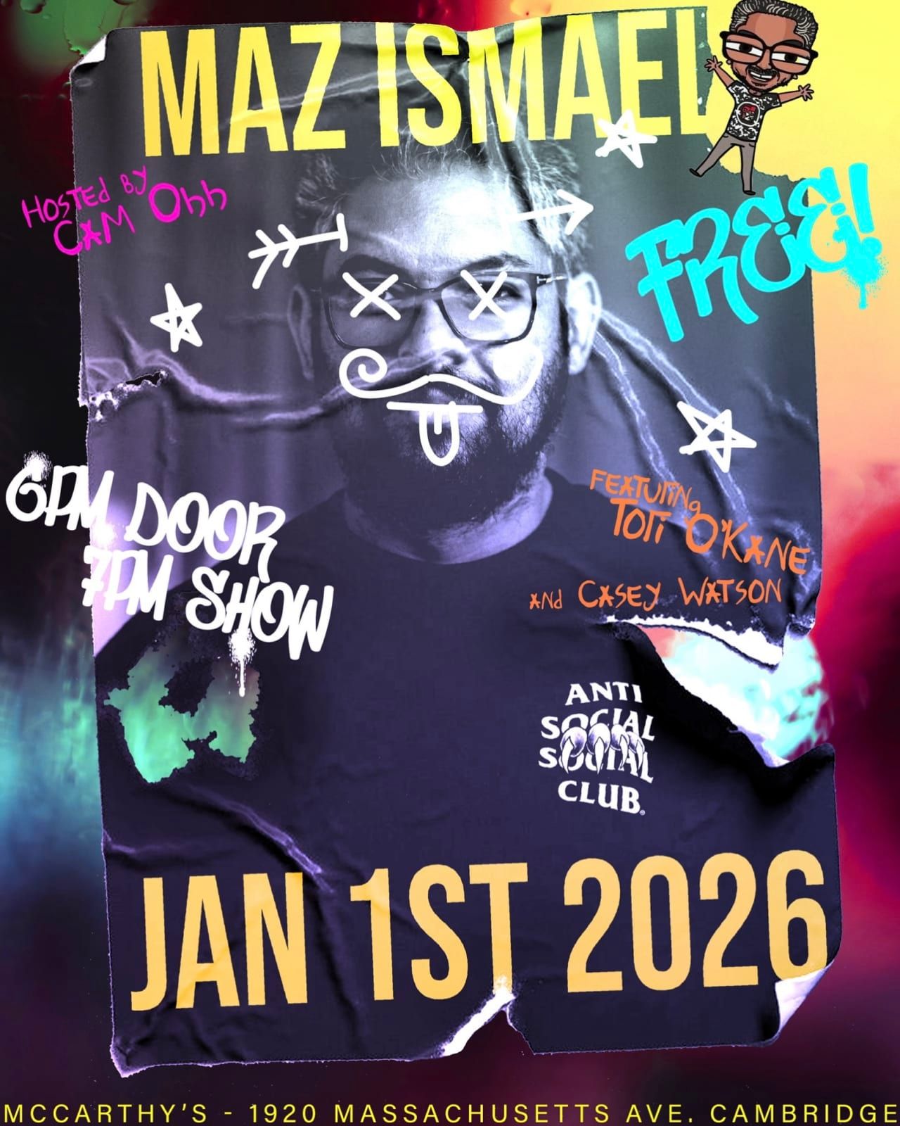 Maz Ismael: Live Stand-Up Comedy [01/01/26]