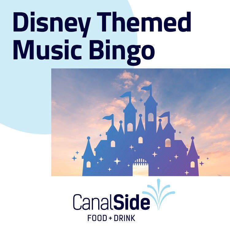 Disney Themed Music Bingo at CanalSide Food + Drink [12/30/25]