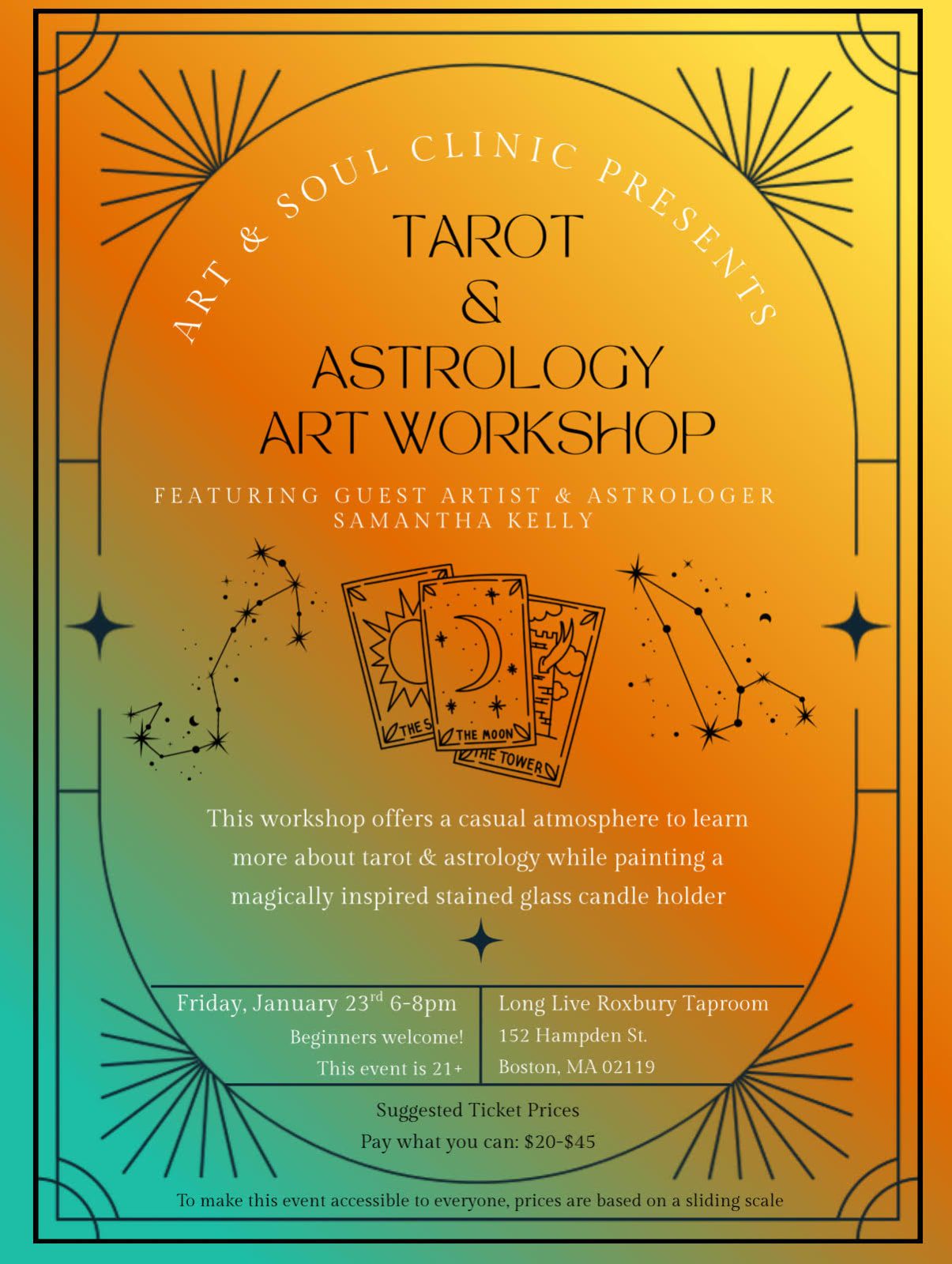 Tarot + Astrology Art Workshop [01/23/26]