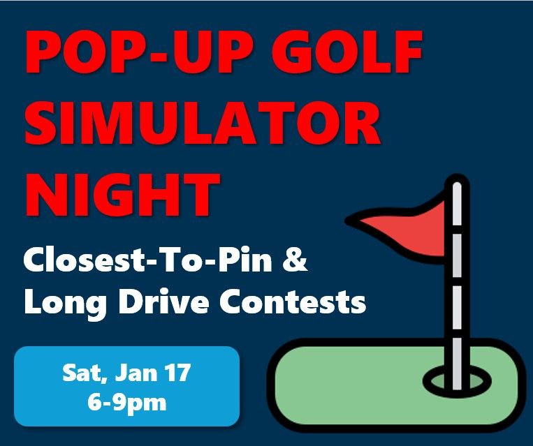 Golf Simulator Pop-Up @Medford Brewing Co [01/17/26]