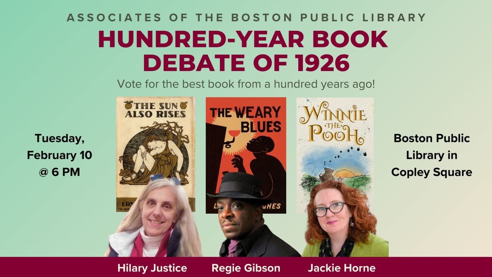 Hundred-Year Book Debate of 1926 [02/10/26]