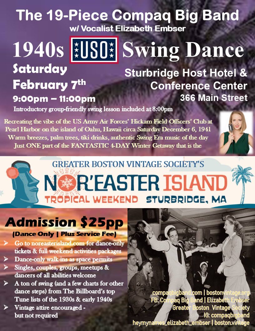 19-Piece Compaq Big Band w/ Vocalist Elizabeth Embser at Greater Boston ...