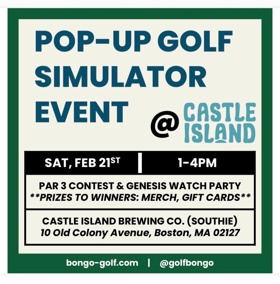 Golf Simulator Pop-Up @ Castle Island (Southie) [02/21/26]