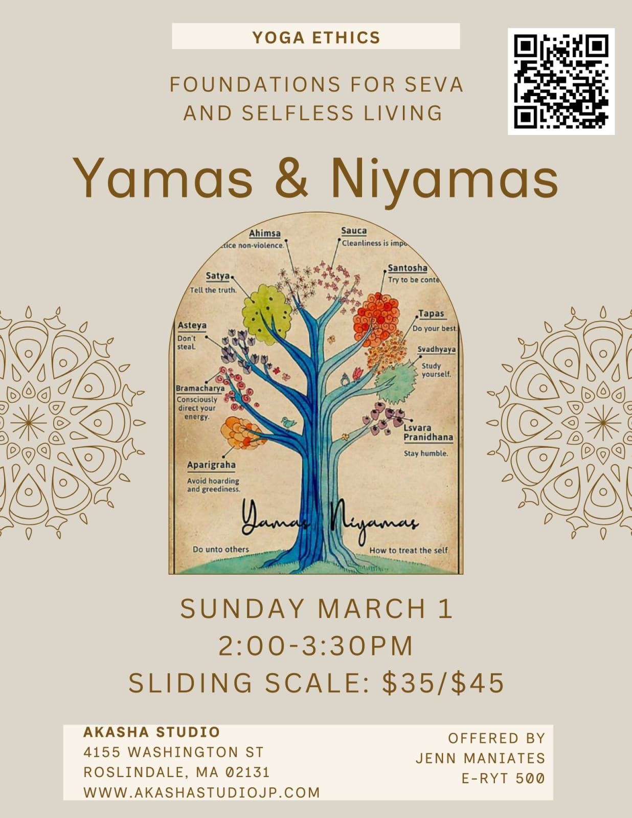 Yamas And Niyamas Poster Poster About The Eight Limbs Of Yoga | Eight