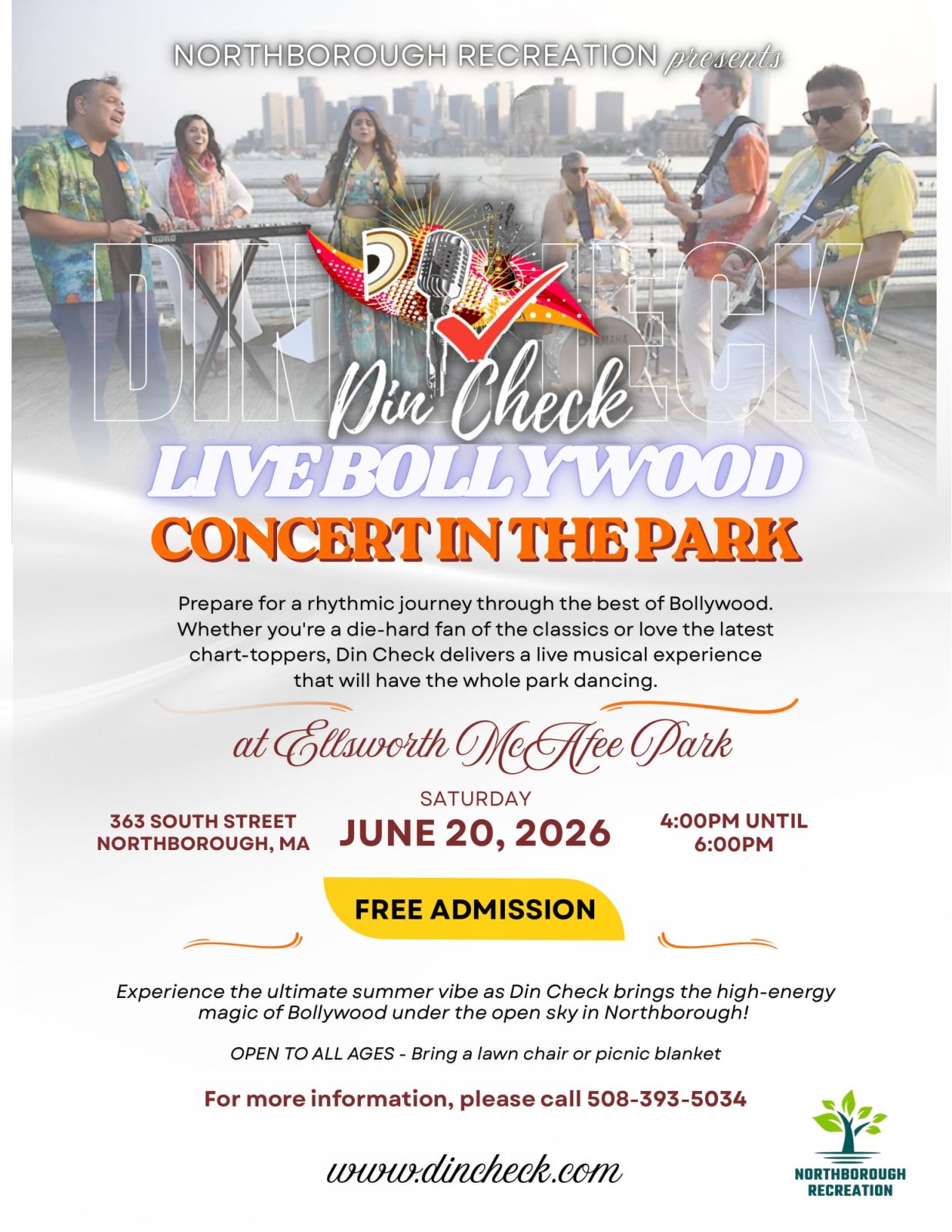 Live Bollywood Music Concert by Din Check [06/20/26]