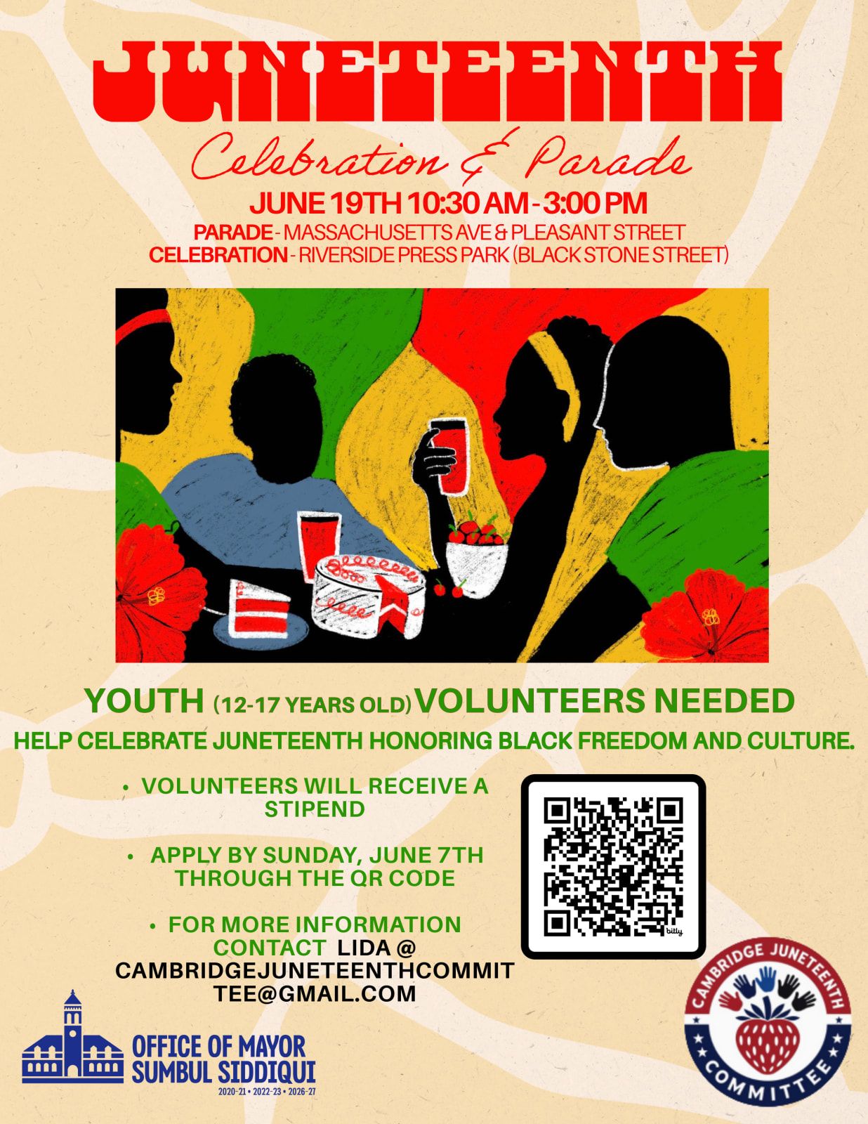 5th Annual Cambridge Juneteenth Celebration and Parade [06/19/26]