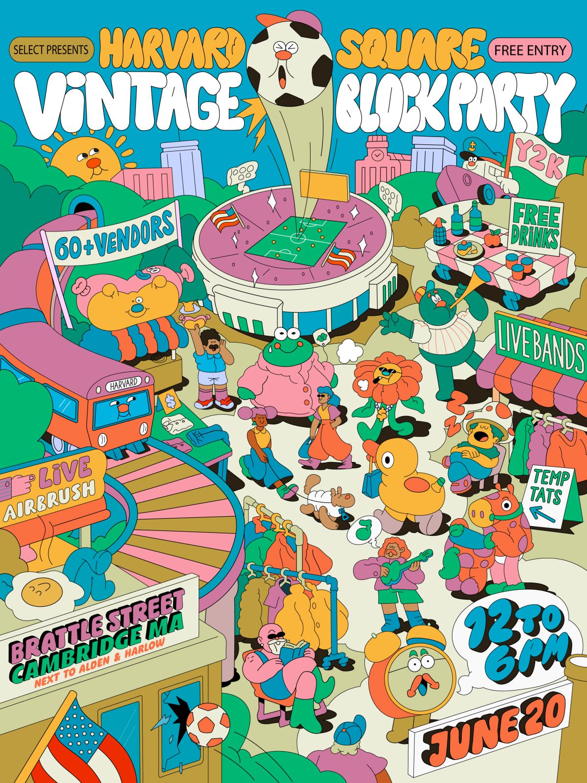 Harvard Square Vintage Block Party | Select Markets [06/20/26]