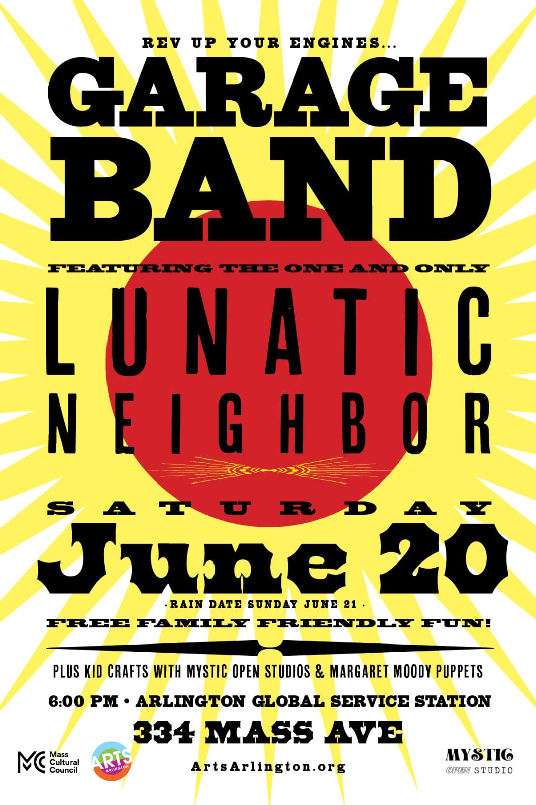 Garage Band 2026 – Music-Fest and Dance Party! [06/20/26]